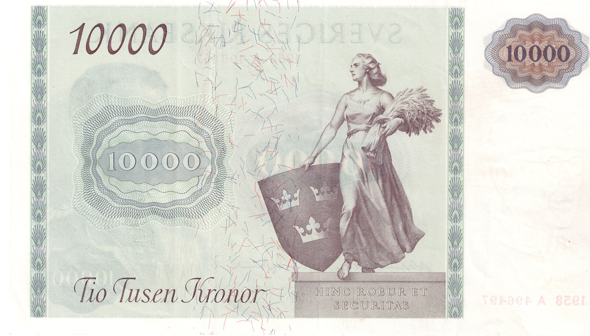 Sweden 10000 Kroner 1958 vz+ | MA-Shops