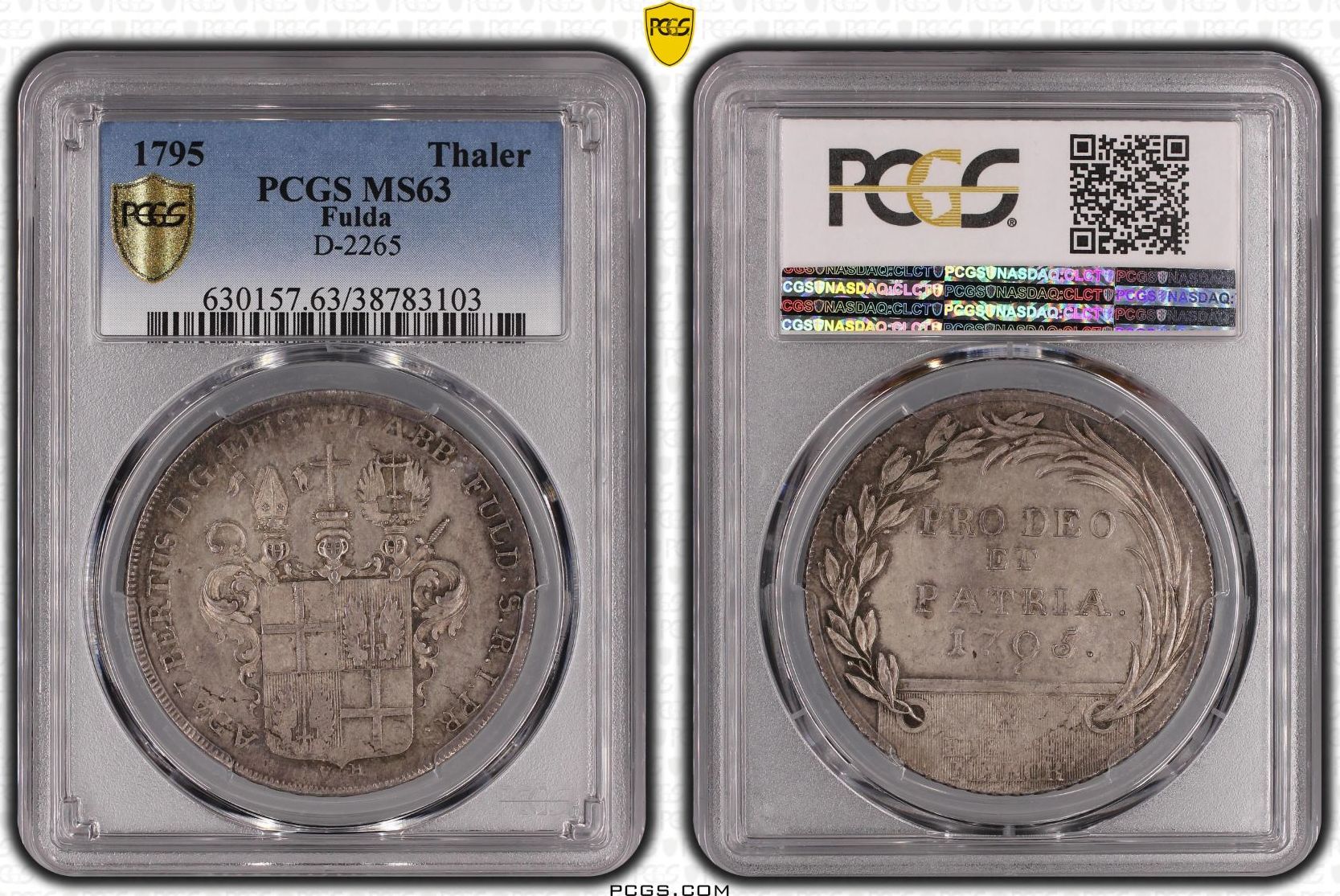 Fulda Taler 1795 PCGS MS63 | MA-Shops