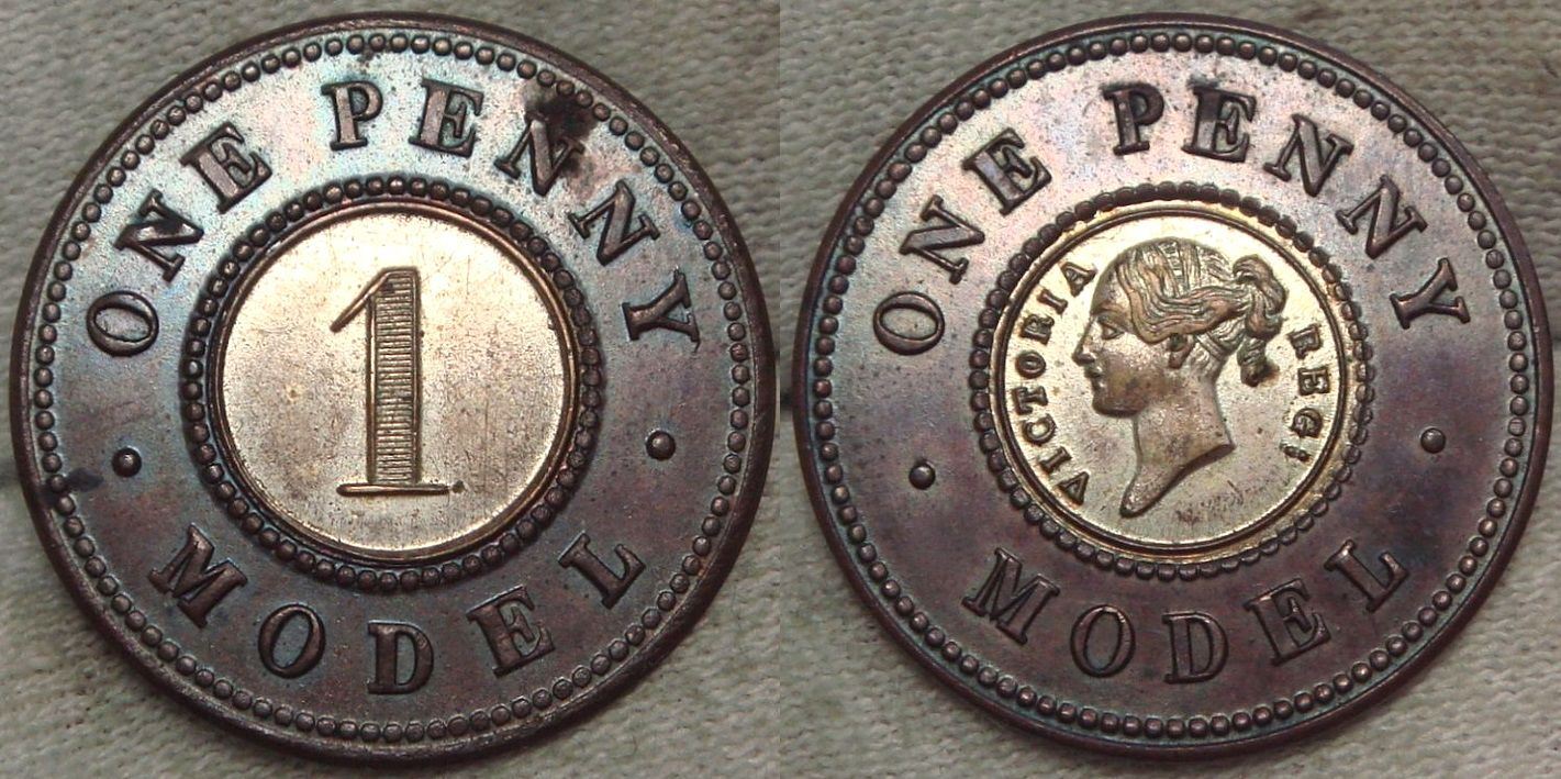 Großbritannien One Penny Model o.J. Vorzüglich/vorzüglich+ | MA-Shops