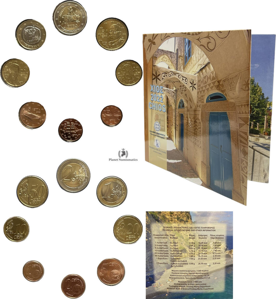 Greece EURO-COIN-SET 2022 30522 PP | MA-Shops