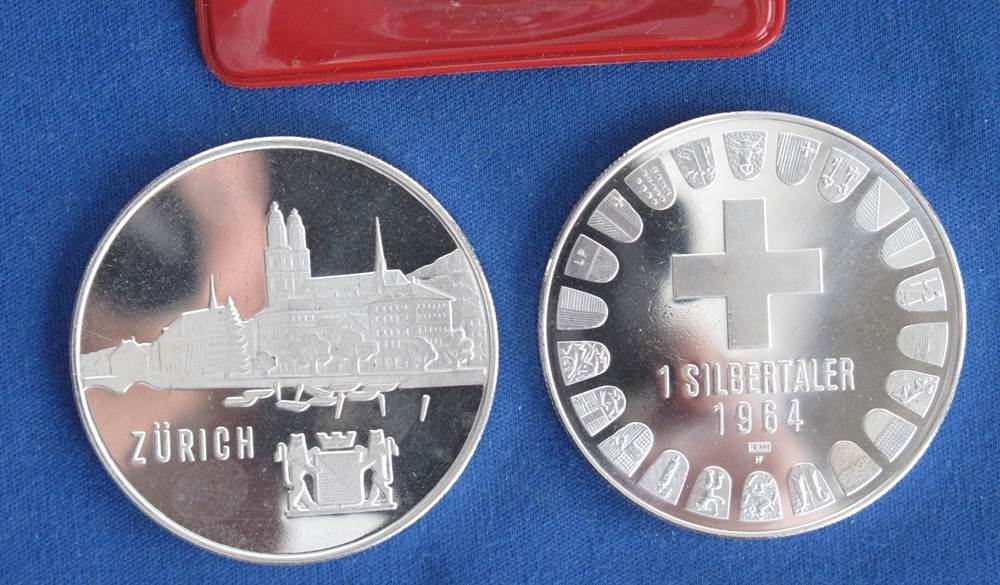 Schweiz 1 Silbertaler 1964 HF Silbertaler "Zürich" PP | MA-Shops