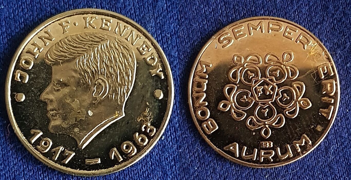 USA o.J. (1963) 'John F. Kennedy' kleine Gedenkmedaille vz | MA-Shops