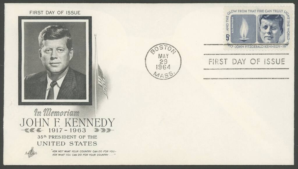 USA 5+11 Ct. 1964/65 'John F. Kennedy' US-Marke auf Ersttagsbrief auf ...