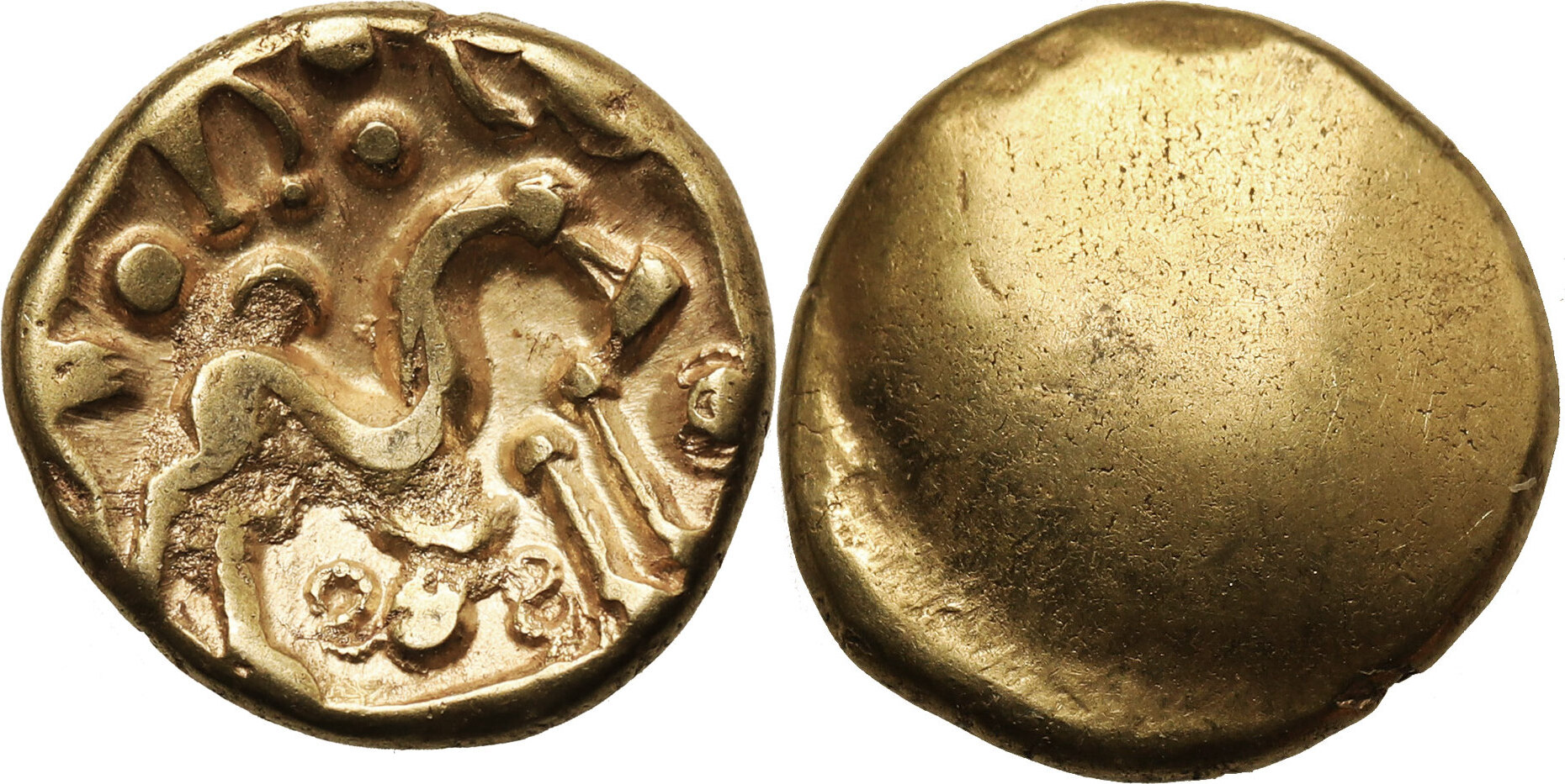 Celts, Northern Gaul. Ambiani Gold stater ca. 60-30 BC vz+ | MA-Shops