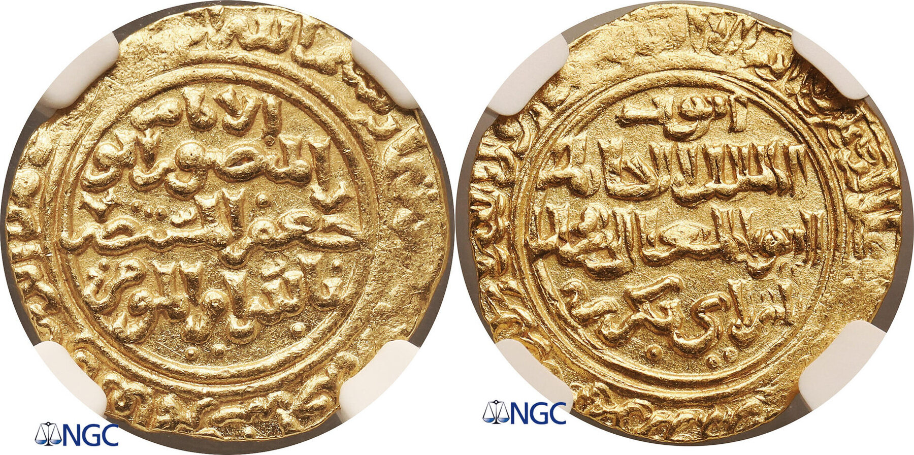 Ayyubids, Seljuq - Ayyubid AV Dinar AH 627 / 1230 AD al-Qahira mint NGC ...