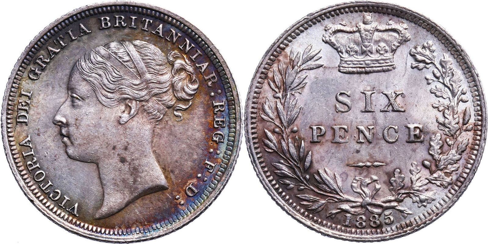 Great Britain 6 Pence 1885 Victoria vz-St | MA-Shops