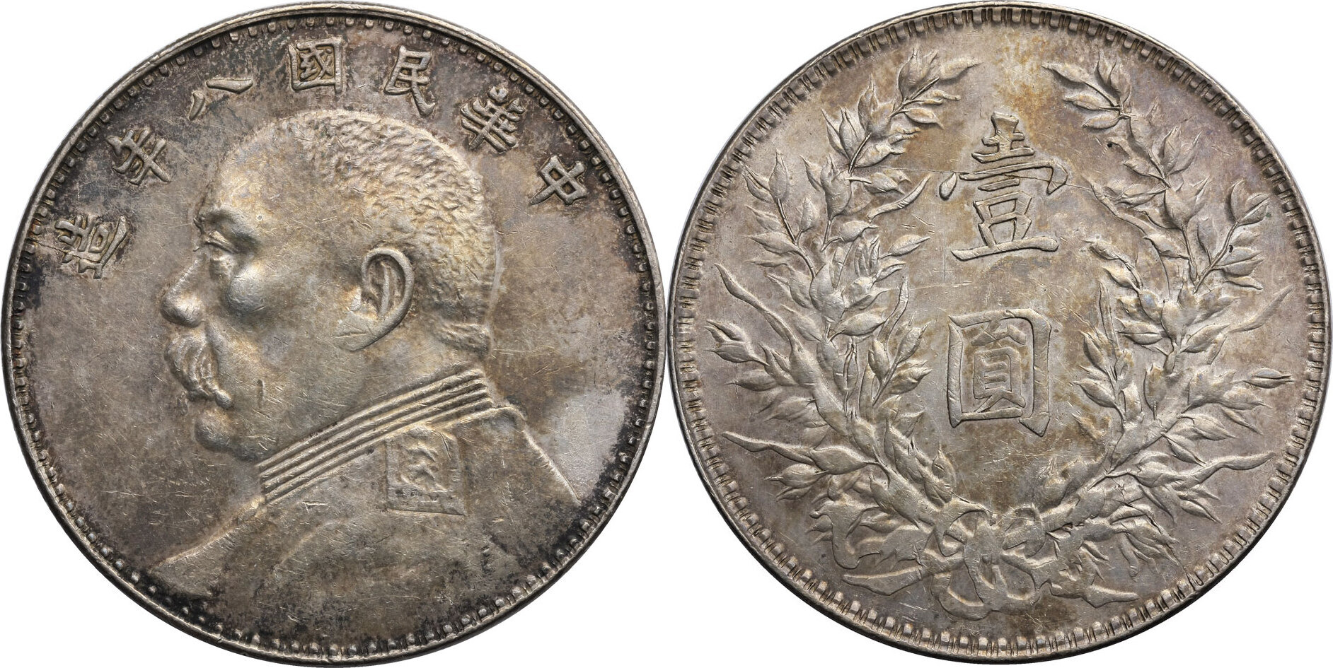 China, Republic Yuan Shih Kai dollar Year 8 (1919) VZ | MA-Shops