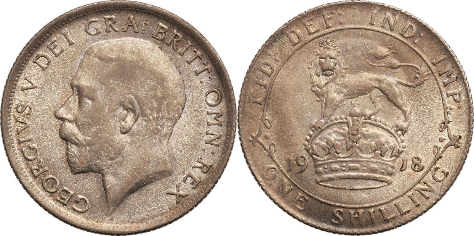 Great Britain Shilling 1918 George V VZ+ | MA-Shops