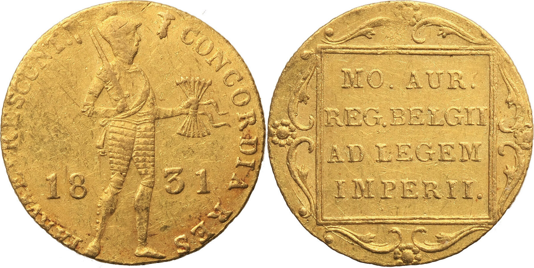 Netherlands / Russia Ducat 1831 Nicholas I / St. Petersburg ss/ss+ | MA ...