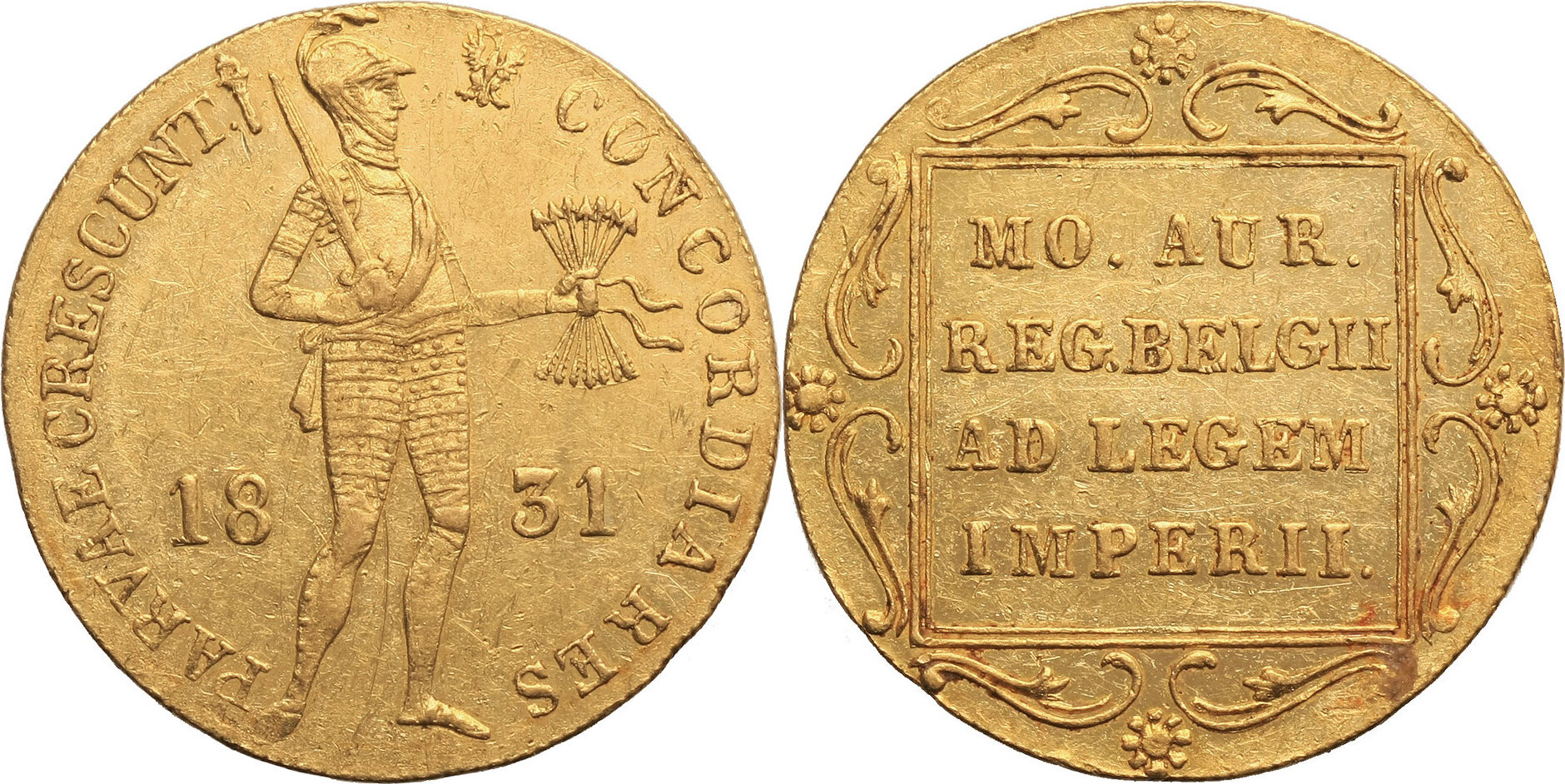 Poland, Revolutions 1830-1831 Dukat (Ducat) 1831 Warsaw mint fast VZ ...