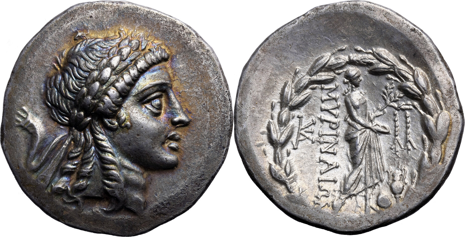 Aeolis, Myrina AR Tetradrachm 160-143 BC vz/vz+ | MA-Shops