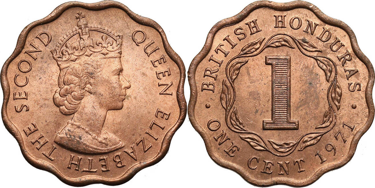 British Honduras 1 Cent 1971 Elizabeth II Fast St | MA-Shops