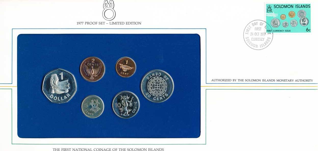 Solomon Islands Proof Set 1977 PP | MA-Shops