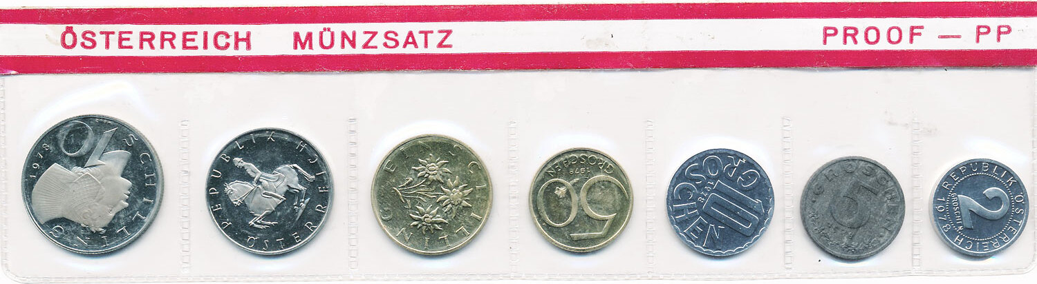 Austria Proof Set 1978 PP | MA-Shops
