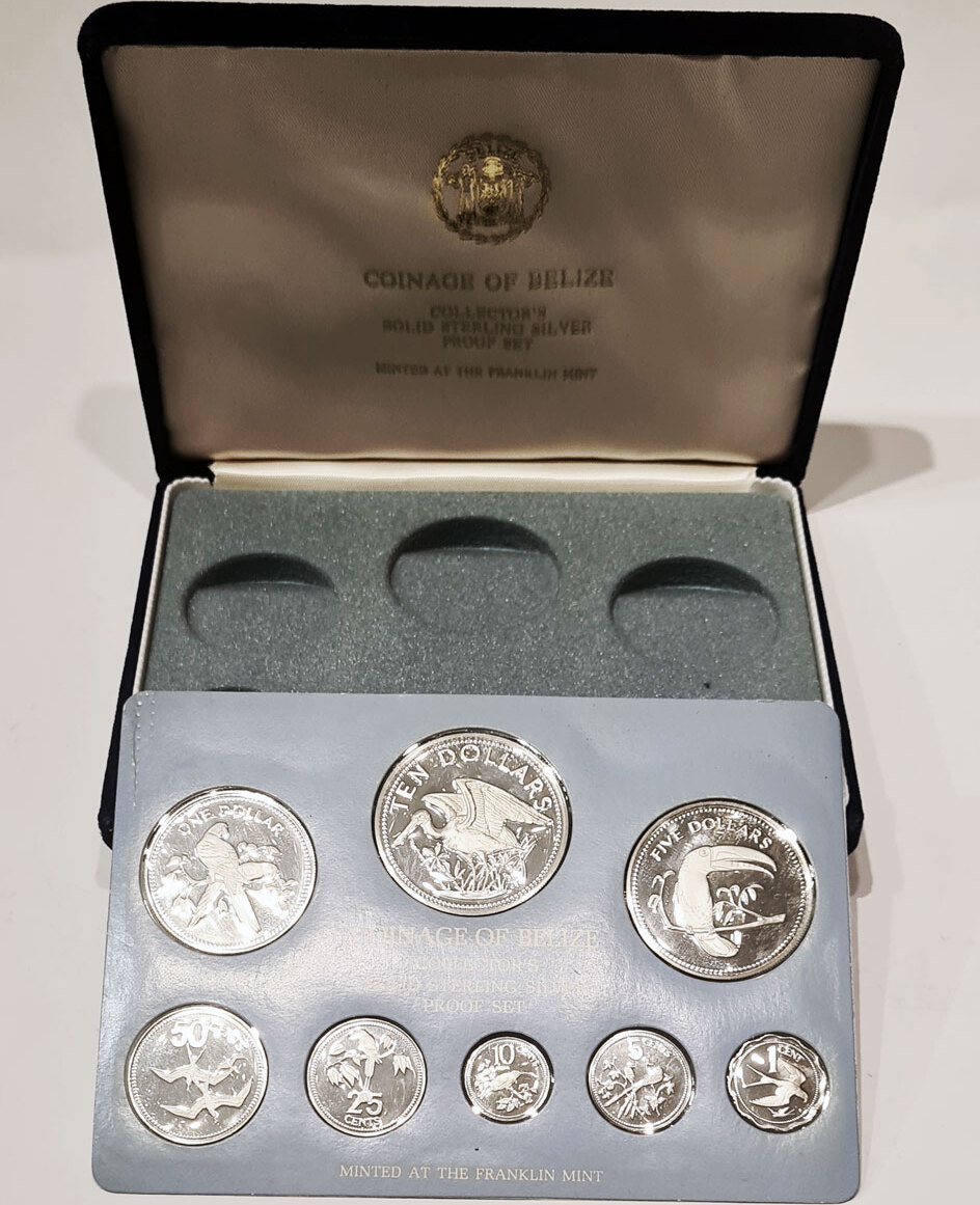 Belize Silver Proof Set 1981 Birds PP | MA-Shops