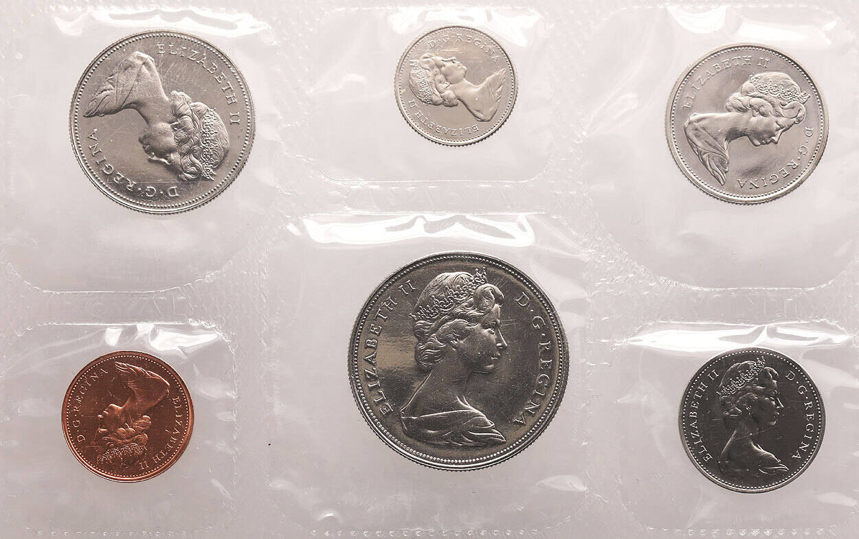 Canada Mint Annual Coin Set 1971 British Columbia Centennial St | MA-Shops