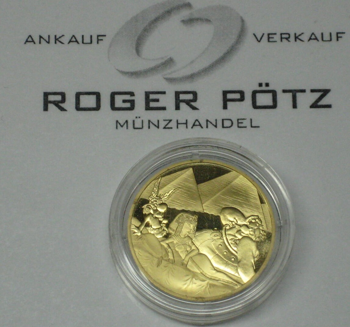 20 Euro Gold Asterix und Kleopatra Frankreich 2007 PP | MA-Shops