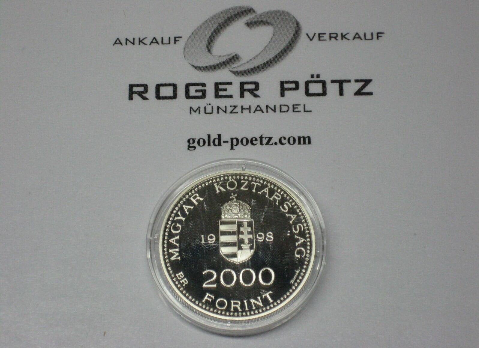 2000 Forint 1998 Ungarn Silber PP polierte Platte ( PP ) | MA-Shops