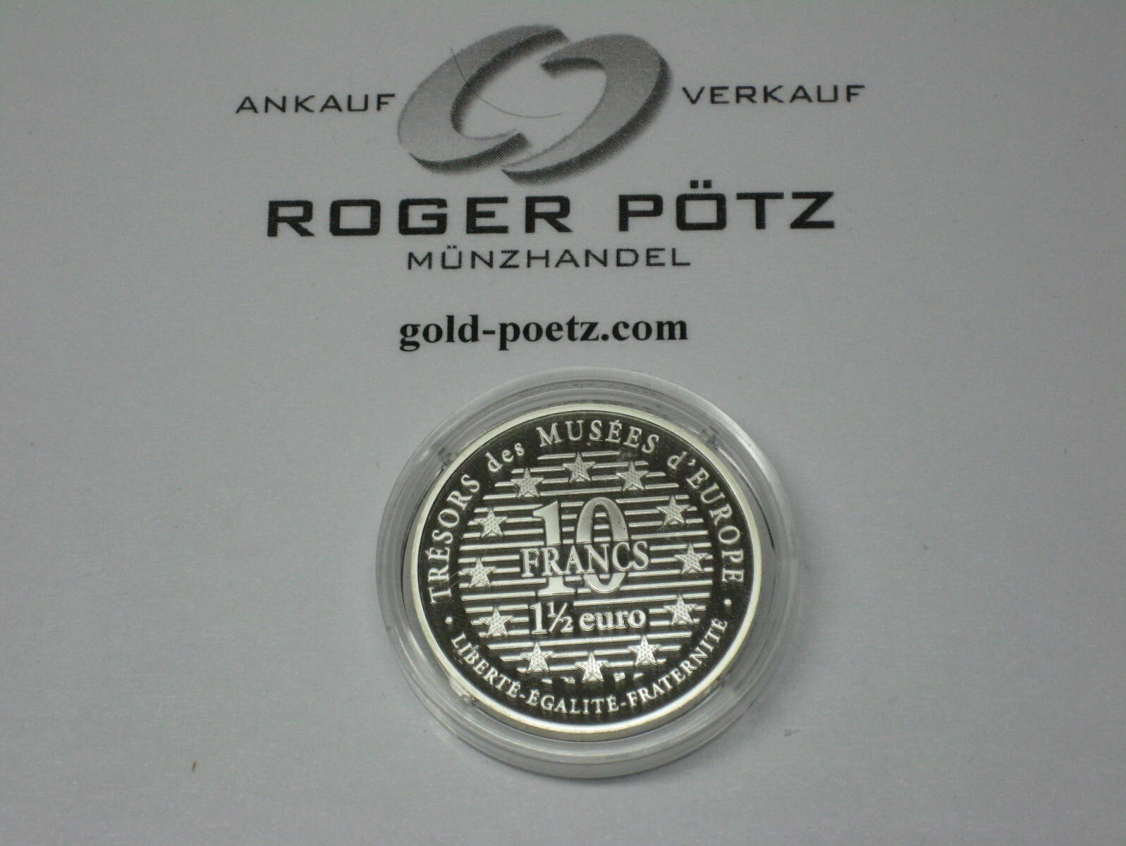 FRANKREICH 10 Francs ( 1,50 Euro ) 10 FF 1996 Goya - La Maja Vestida ...