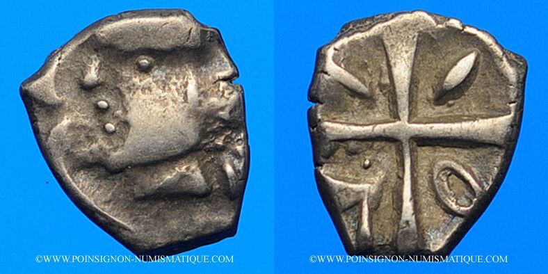 KELTISCHE MÜNZEN Drachme Volques Tectosages. Région de Toulouse. à la ...