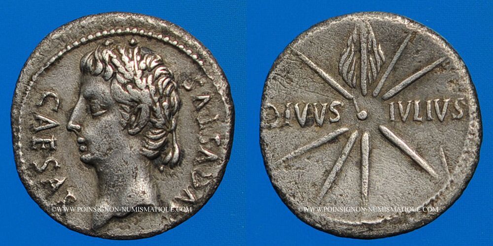 RÖMISCHE KAISERZEIT Denier 19-18 v. Chr. Auguste (27 AC - 14 AD ...