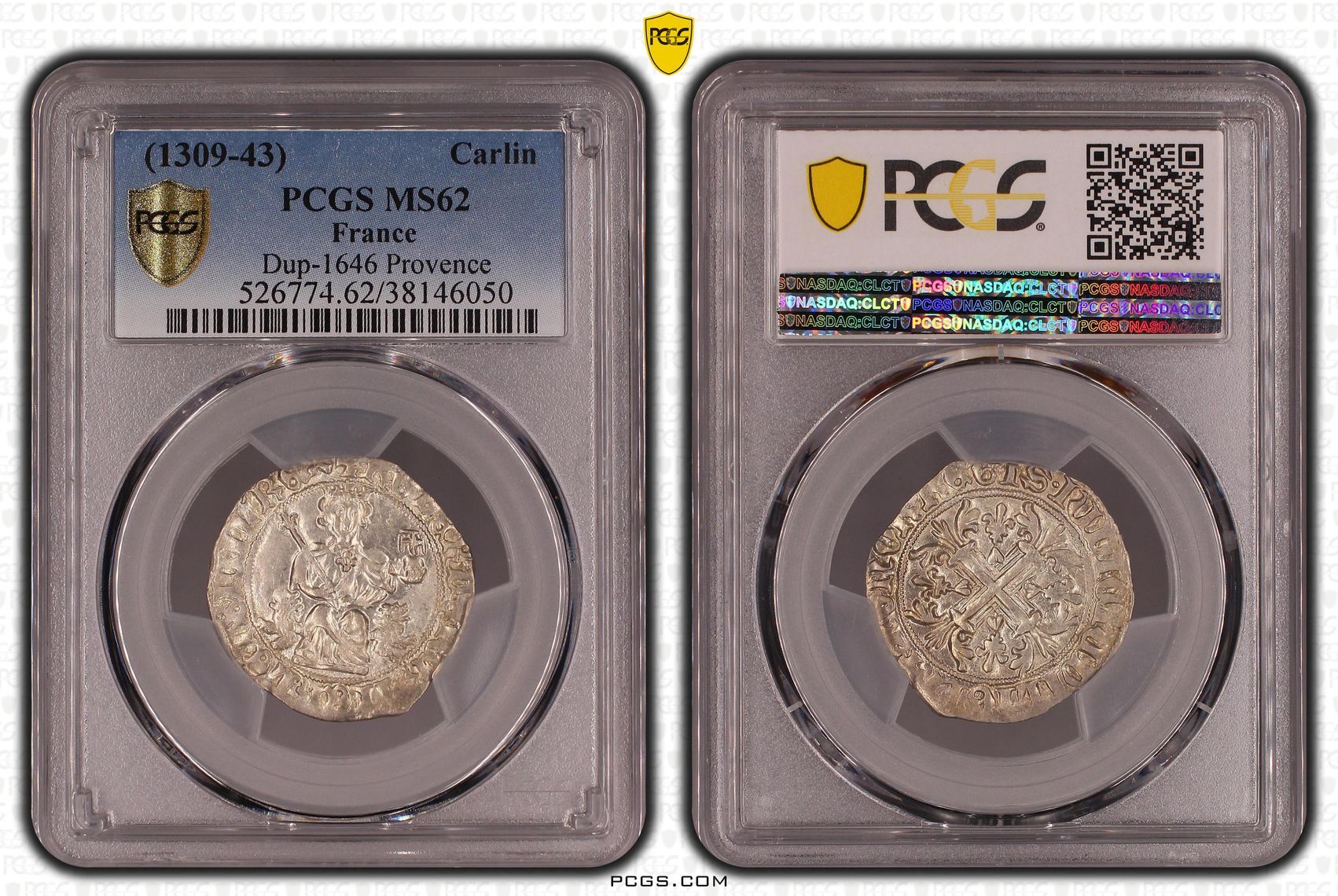 France Frankreich Provence Neapel Carlin (1309-43) Comte De Provence ...