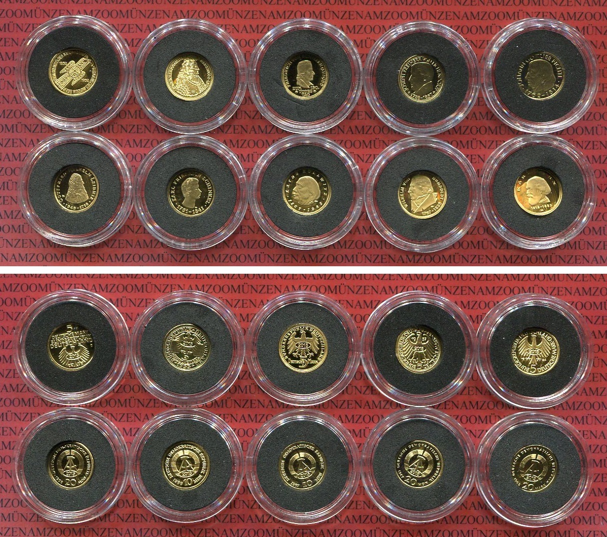 Bundesrepublik Deutschland und DDR Die "Ersten Fünf" als Gold NP 2015 ...
