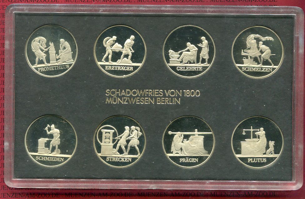 DDR Schadowfries von 1800 Token Medaillen Suite 1983 DDR Themensatz ...