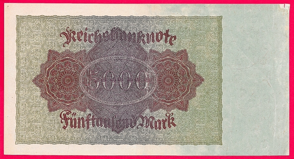 Deutsches Reich 5000 Mark Reichsbanknote Berlin, 19. November 1922 ...