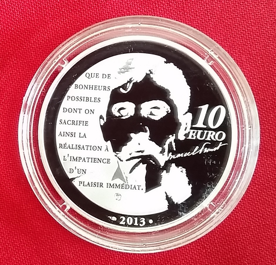 Frankreich 10 Euro Silbermünze 2013 Odette de Crécy - Marcel Proust ...