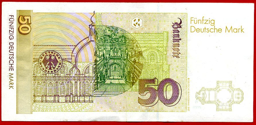 Bundesrepublik Deutschland 50 Deutsche Mark DN68...K3 1996 Balthasar ...
