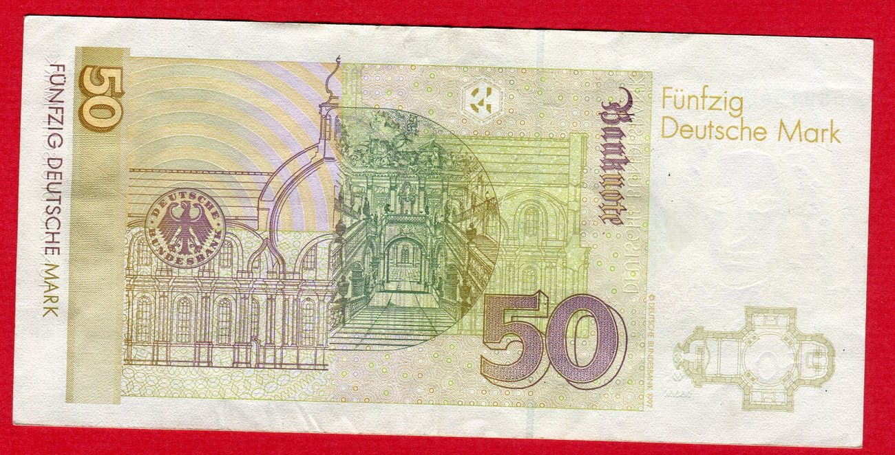 Deutschland 50 DM Deutsche Mark 1996 Deutsche Bundesbank - Serie DS ...