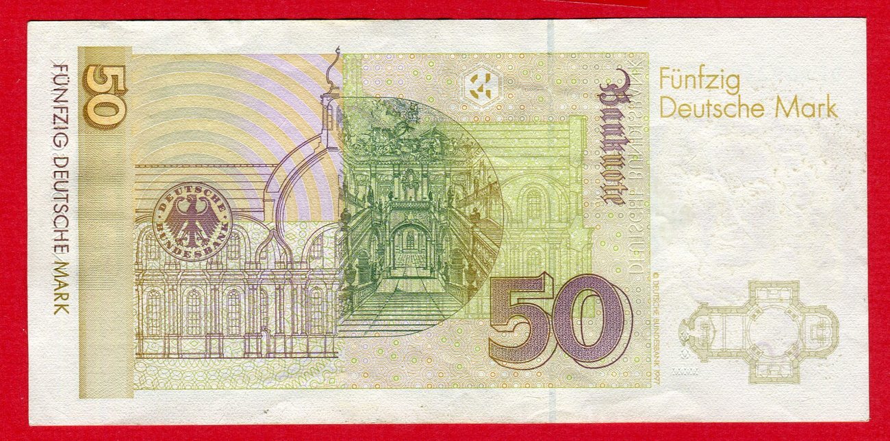 Bundesrepublik Deutschland 50 Deutsche Mark 1996 Balthasar Neumann ...