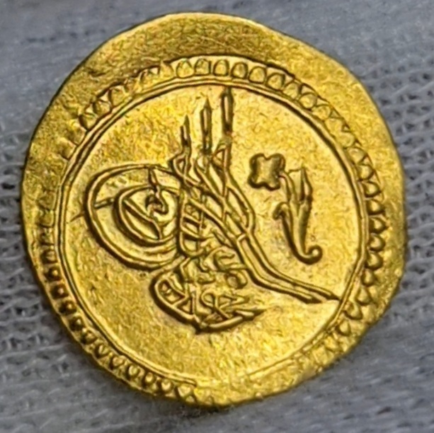 Türkei Ottoman Empire 1223 AH 1808 - 1838 Türkei-Osmanisches Reich Tugrali Rubiye Gold 1223 AH ...