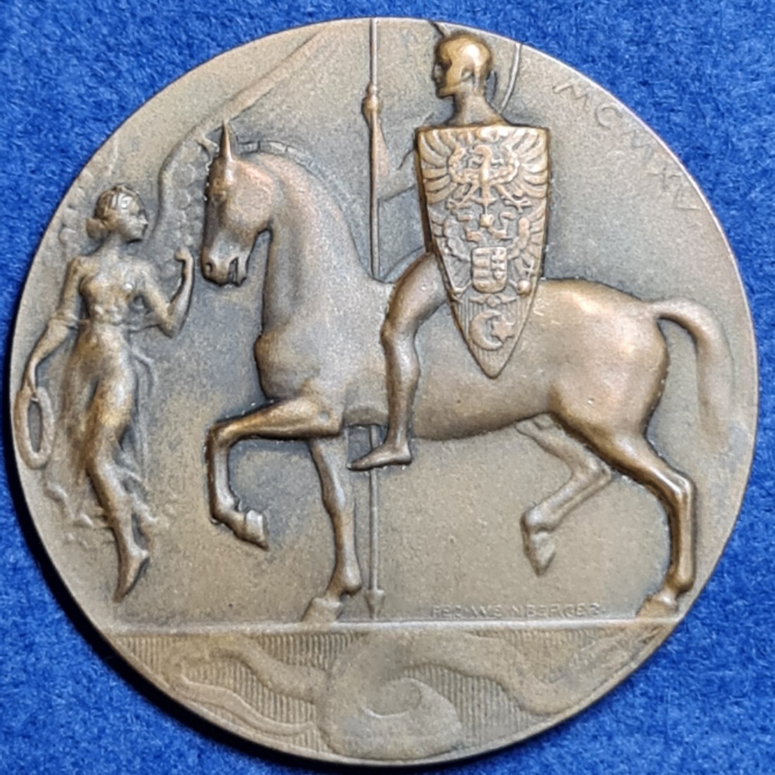 Deutschland Germany Kaiserreich Preußen Bronzemedaille Guß 1915 ...
