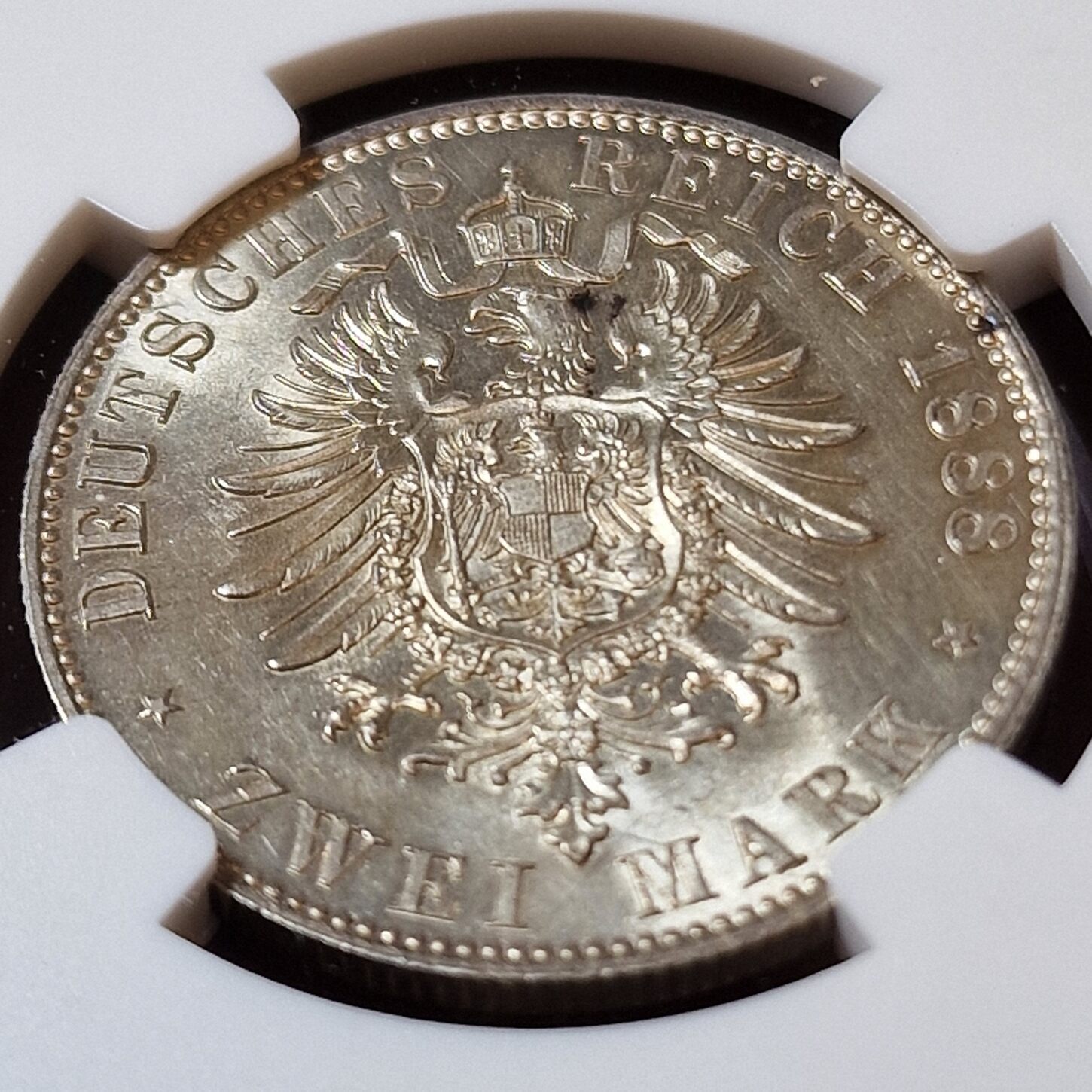 Deutschland Germany Kaiserreich Preußen 2 Mark 1888 A Friedrich III ...