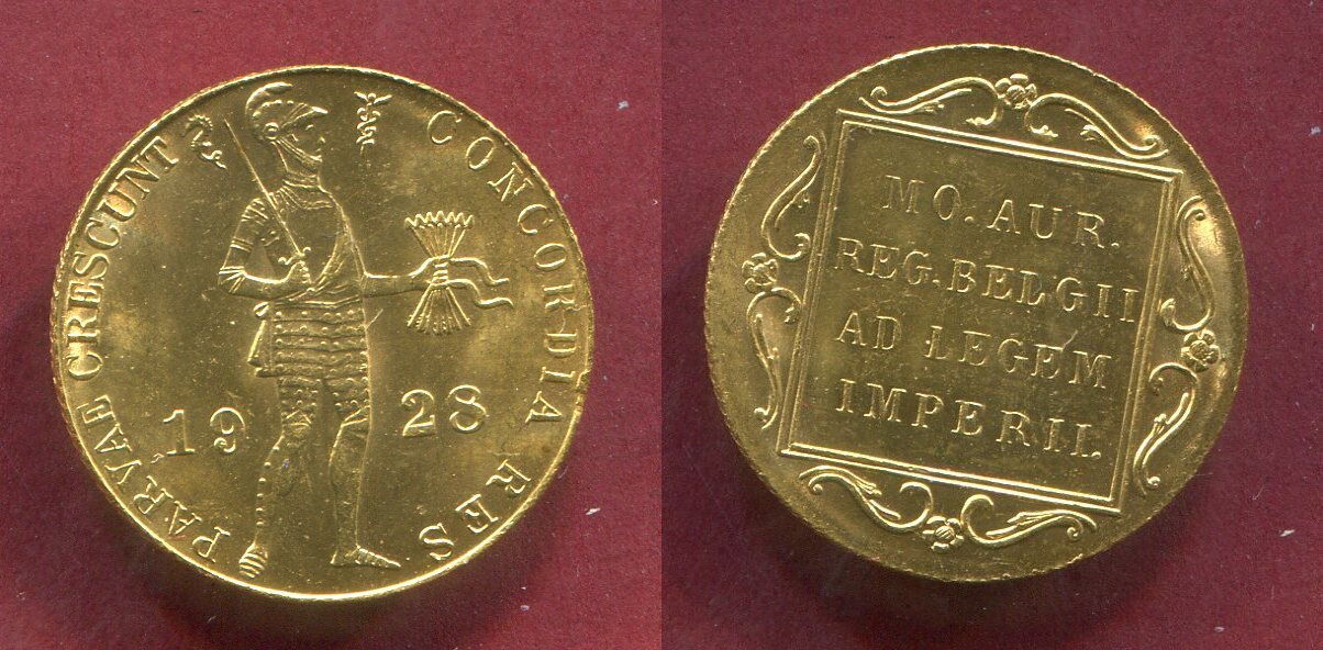 Niederlande, Holland, Netherlands 1 Dukat Gold Niederlande Dukat 1928 ...