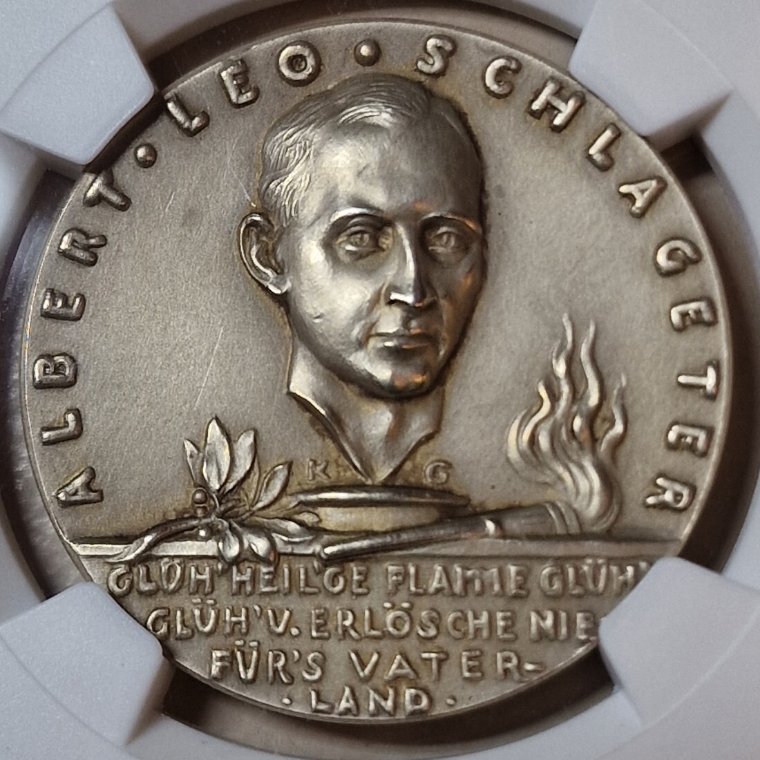 Germany Deutschland Karl Goetz Medaille SILVER Silbermedaille 1923 ...
