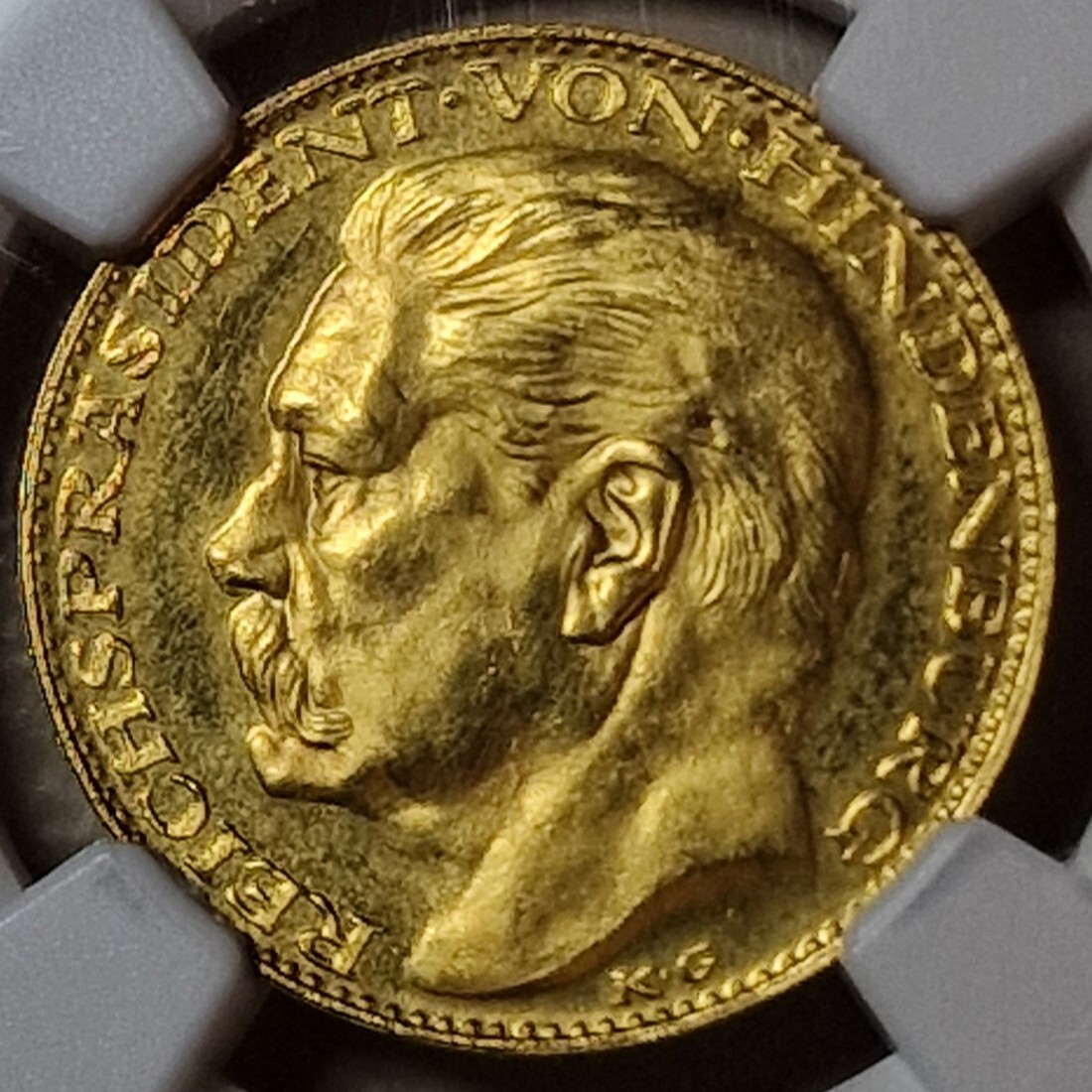 Karl Goetz Deutschland Germany 20 Mark Pattern Gold 1928-DATED 80 ...