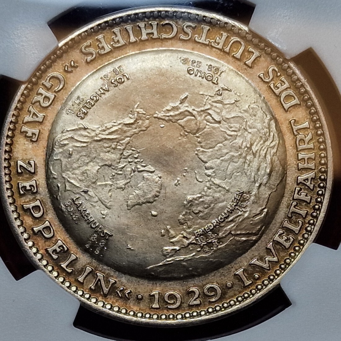 Deutschland Weimarer Republik Germany Silvermedal Silbermedaille 1929 ...