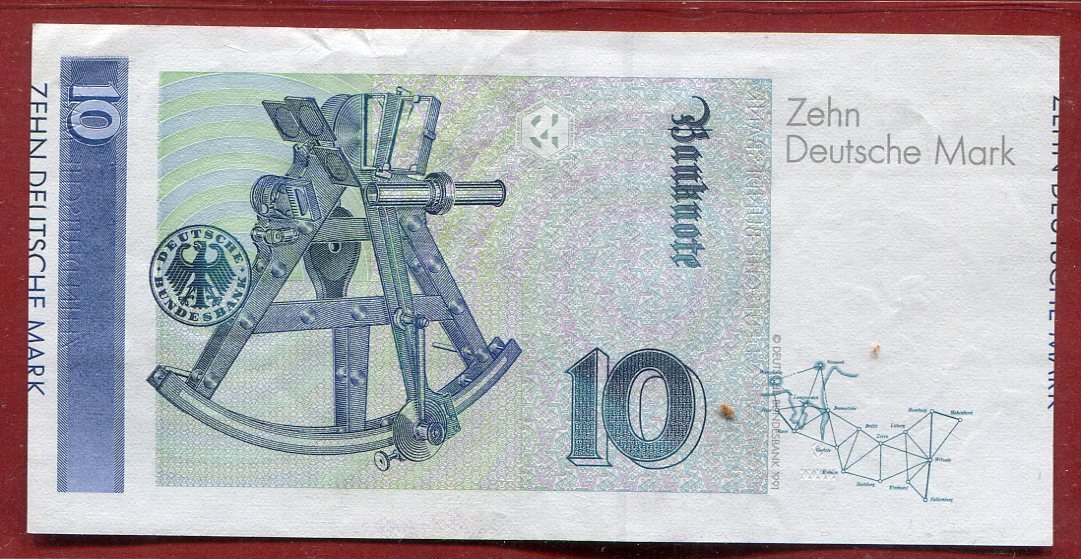 BRD Bundesrepublik Deutschland, FRG, Germany 10 DM Deutsche Mark ...