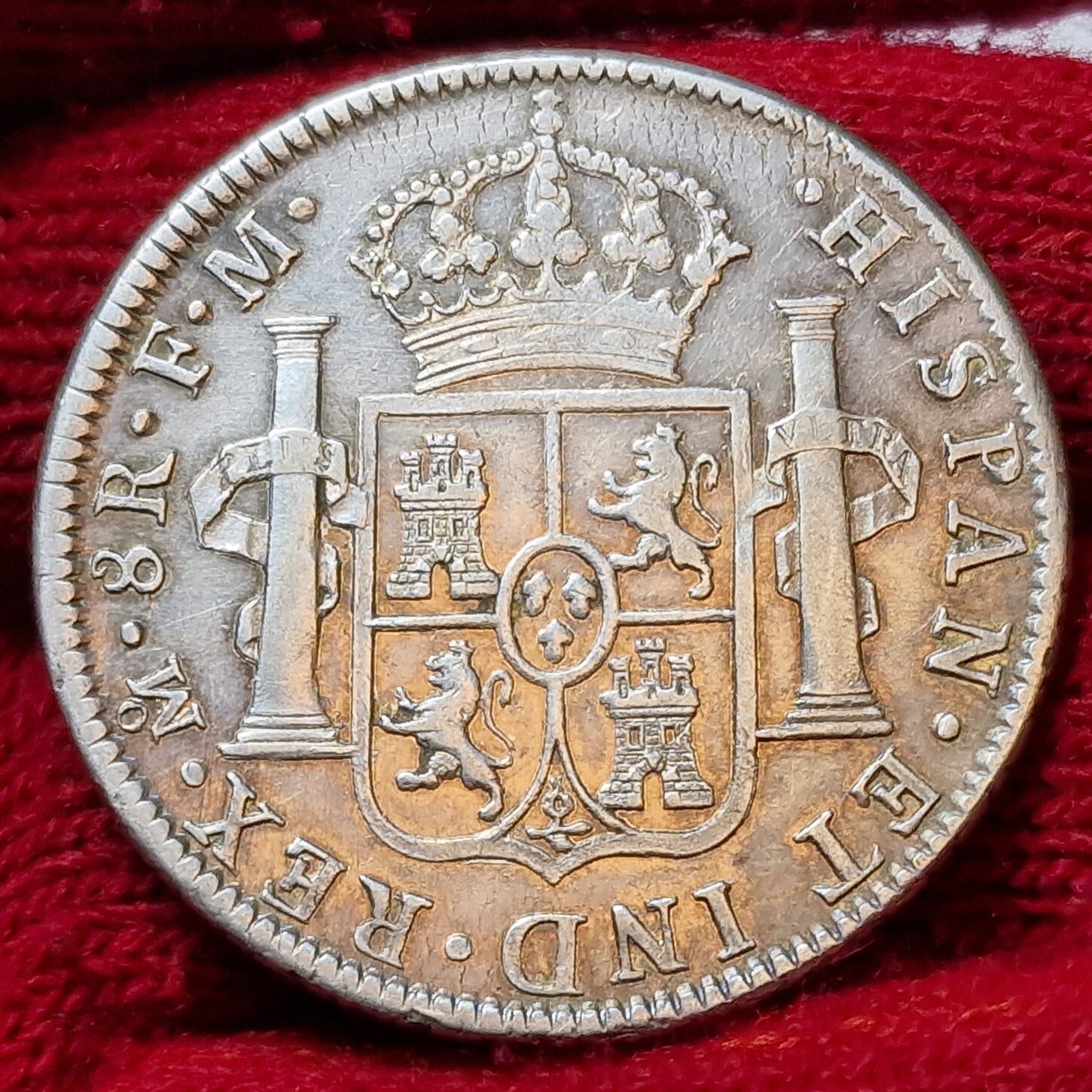 Mexico 8 Reales 1798 Karl IV. Carolus IIII.MO FM ss + Patina | MA-Shops