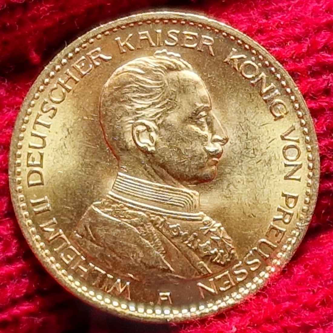 Germany Deutschland Preußen Prussia 20 Mark 1913 A Wilhelm II. in Kürassier Uniform vz-prfr | MA ...