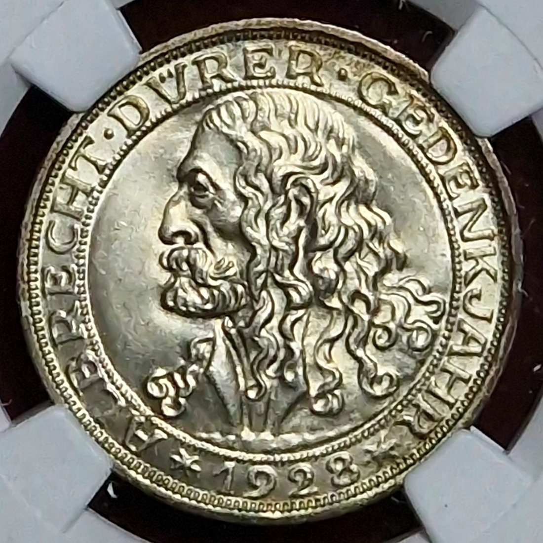 Deutschland Weimarer Republik Germany 3 Mark 1928 D 400. Todestag von ...