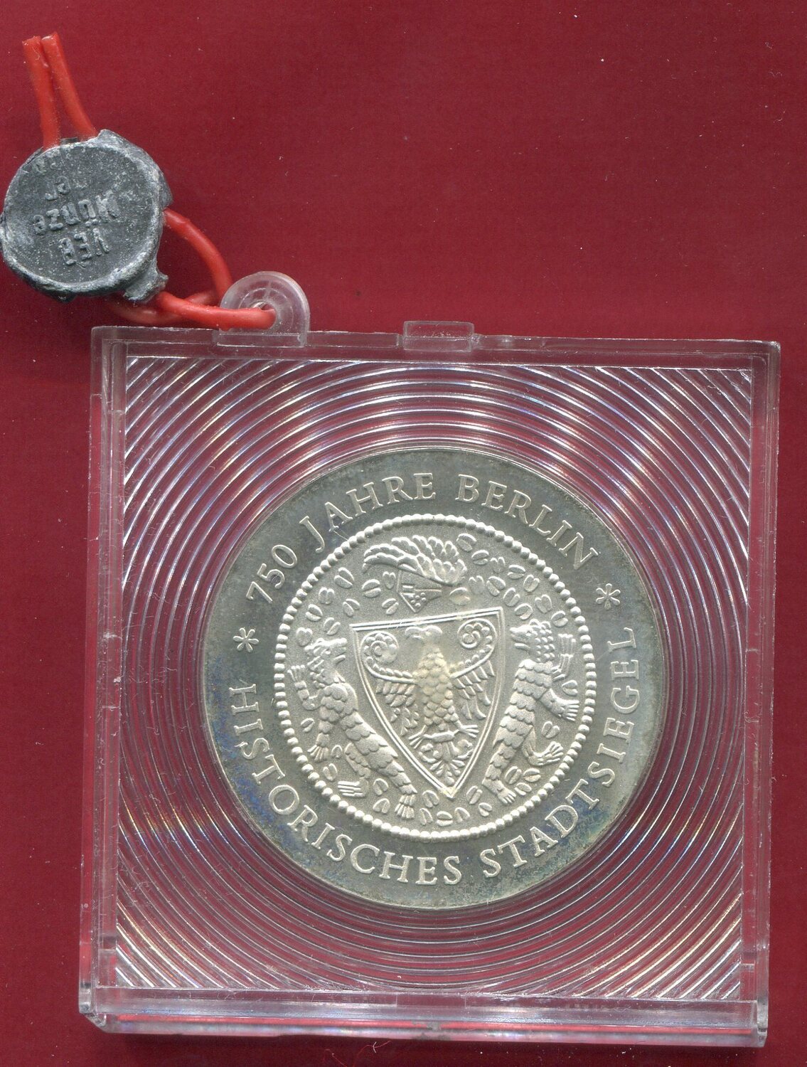 Eastern Germany DDR GDR 20 Mark 1987 750 Jahre Berlin Stadtsiegel Voll ...