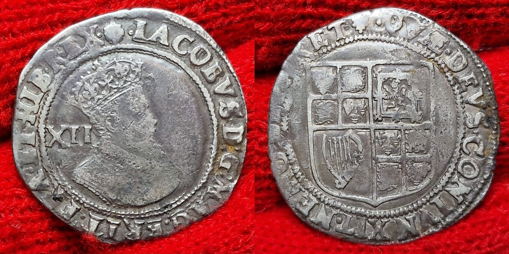 England 1 Shilling XII Pence ND ca. 1607 James, Jacob I. 1603 - 1625 2 ...