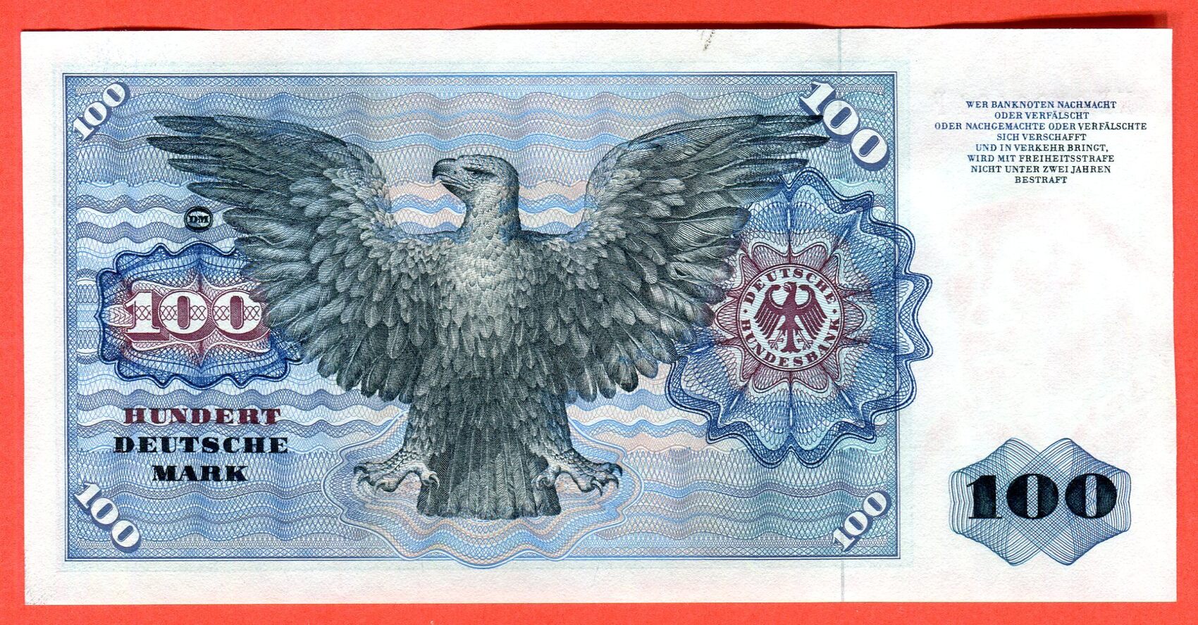 BRD, Deutsche Bundesbank 100 DM Deutsche Mark 1970 Kosmograph Sebastian ...