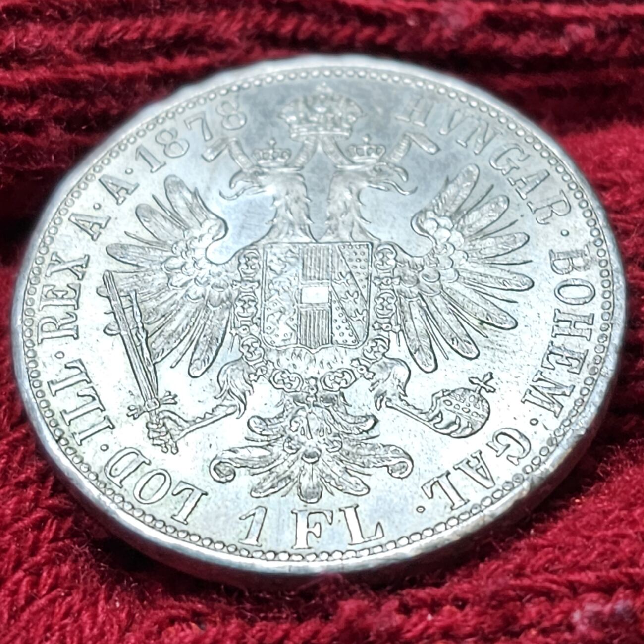 Österreich Ungarn KuK Monarchie Florin Gulden 1878 Franz Joseph I. Wien prfr. | MA-Shops