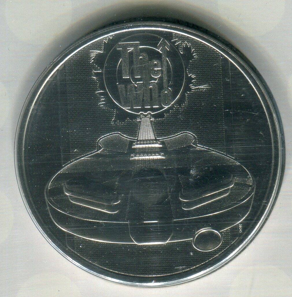 Großbritannien 5 Pfund Kupfer-Nickel-Münze 2020 The Who Stempelglanz ...