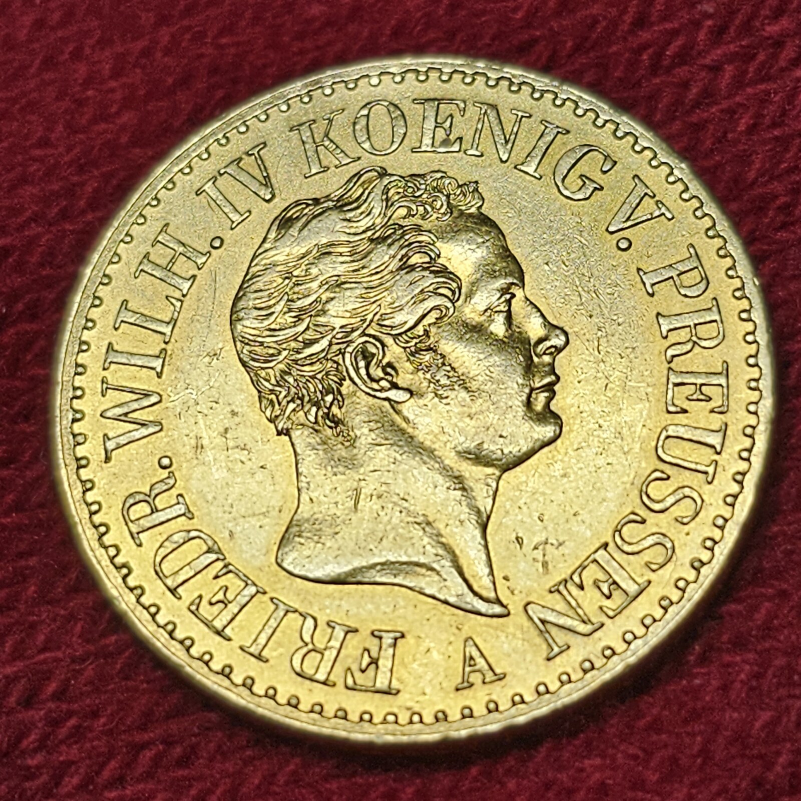 Brandenburg Preußen Königreich 2 Doppelter Double Friedrich D'Or 1852 ...